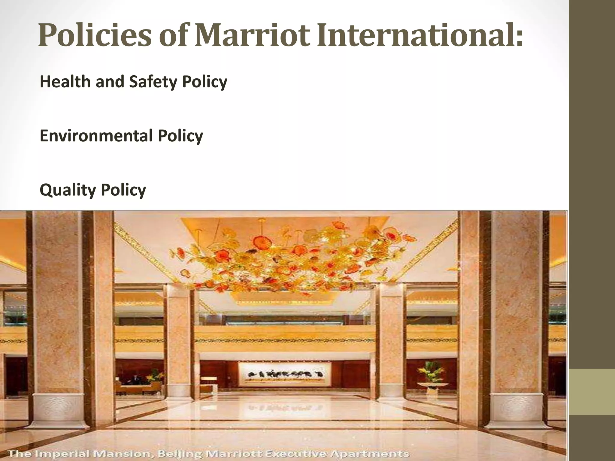 Marriot international slides | PPTX