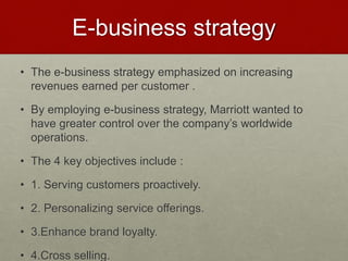 Marriott hotels business analysis | PPTX