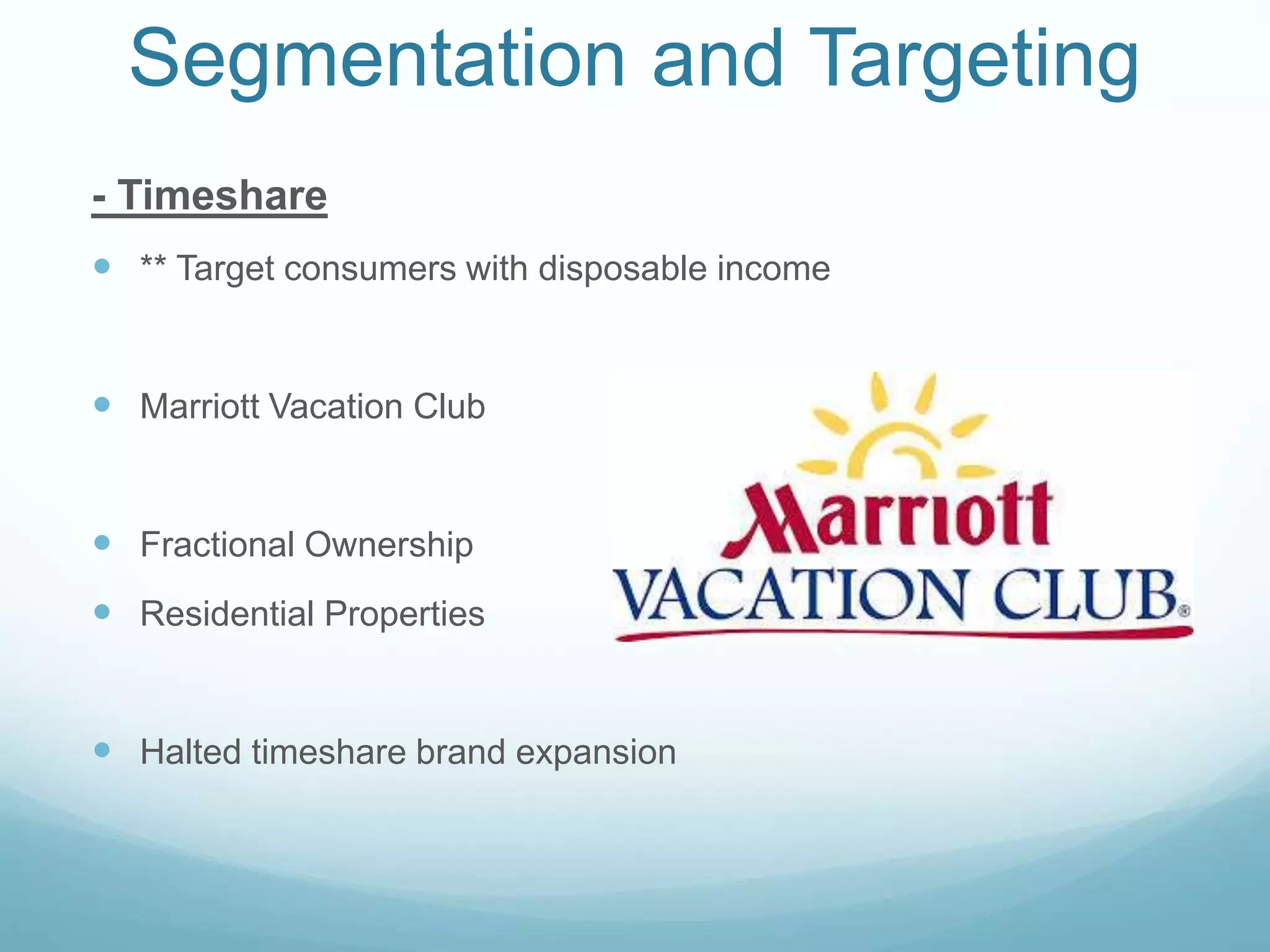 The Marriott: It's Core Strategies & More | PPTX