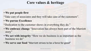 B.F.R.ON Marriott PRESANTATION | PPT