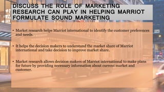 Marriott marketing research | PPTX