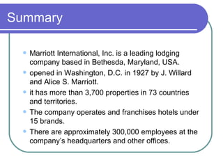 Marriott | PPT