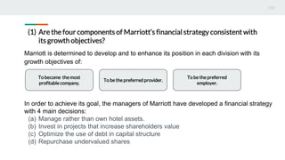FIN4140 Corporate Finance: Marriott corporation case study solution | PPTX