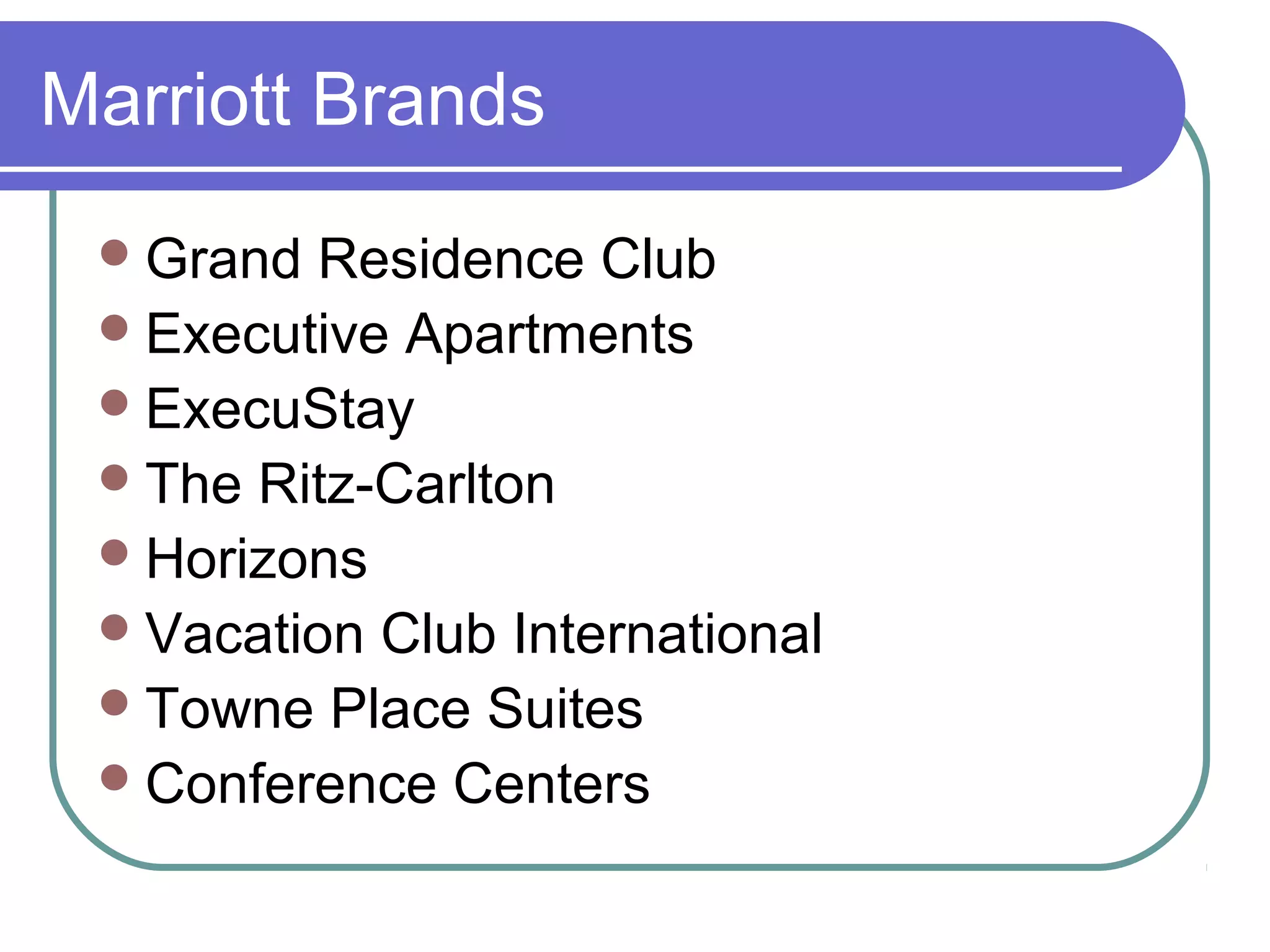 Marriott International | PPT