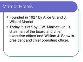 Marriott International | PPT