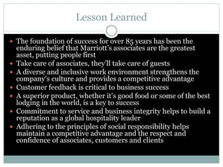 Marriott presentation | PPTX