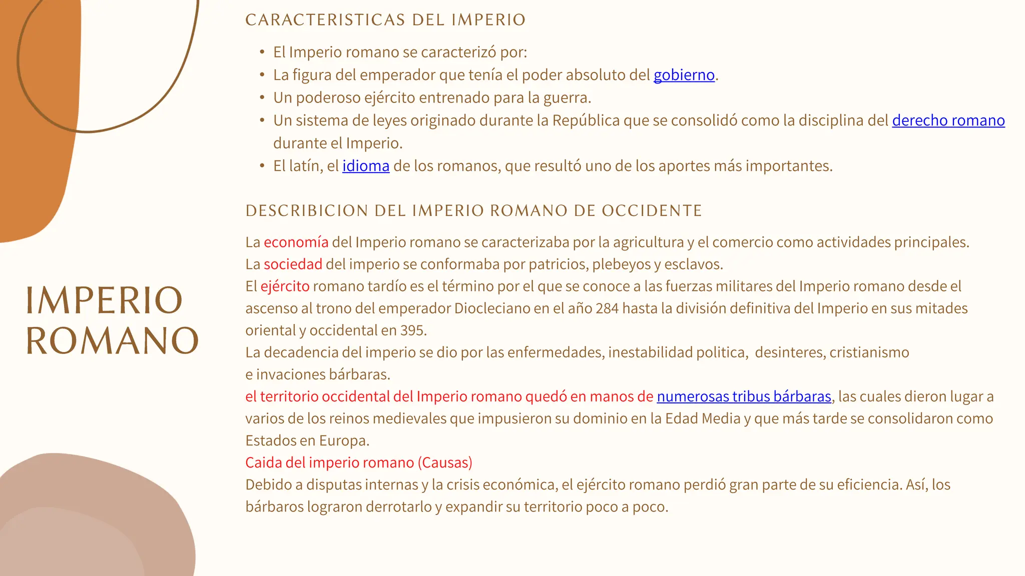 EL IMPERIO ROMANO-CRUZADAS- MODO DE PRODUCCIÓN | PPTX