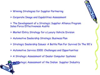 MMRSS Automotive Research | PPT