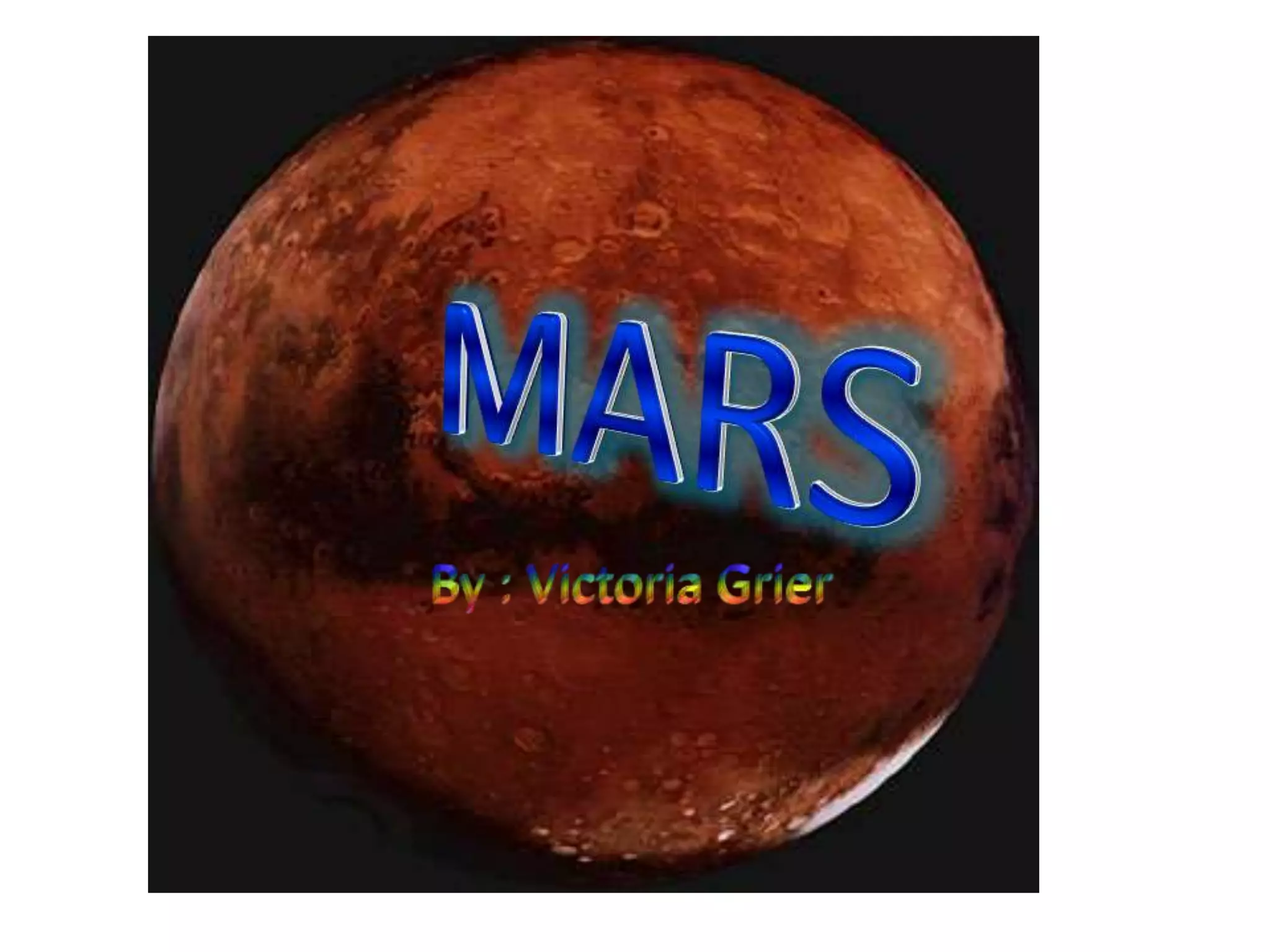 Mars | PPTX | Space and Astronomy | Science