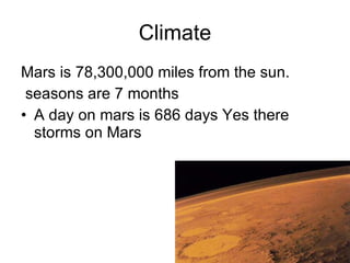 Mars | PPT | Geography | Science