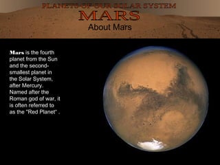 Red Planet Solar System