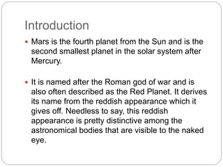 Mars, our Neighbor Red Planet | PDF