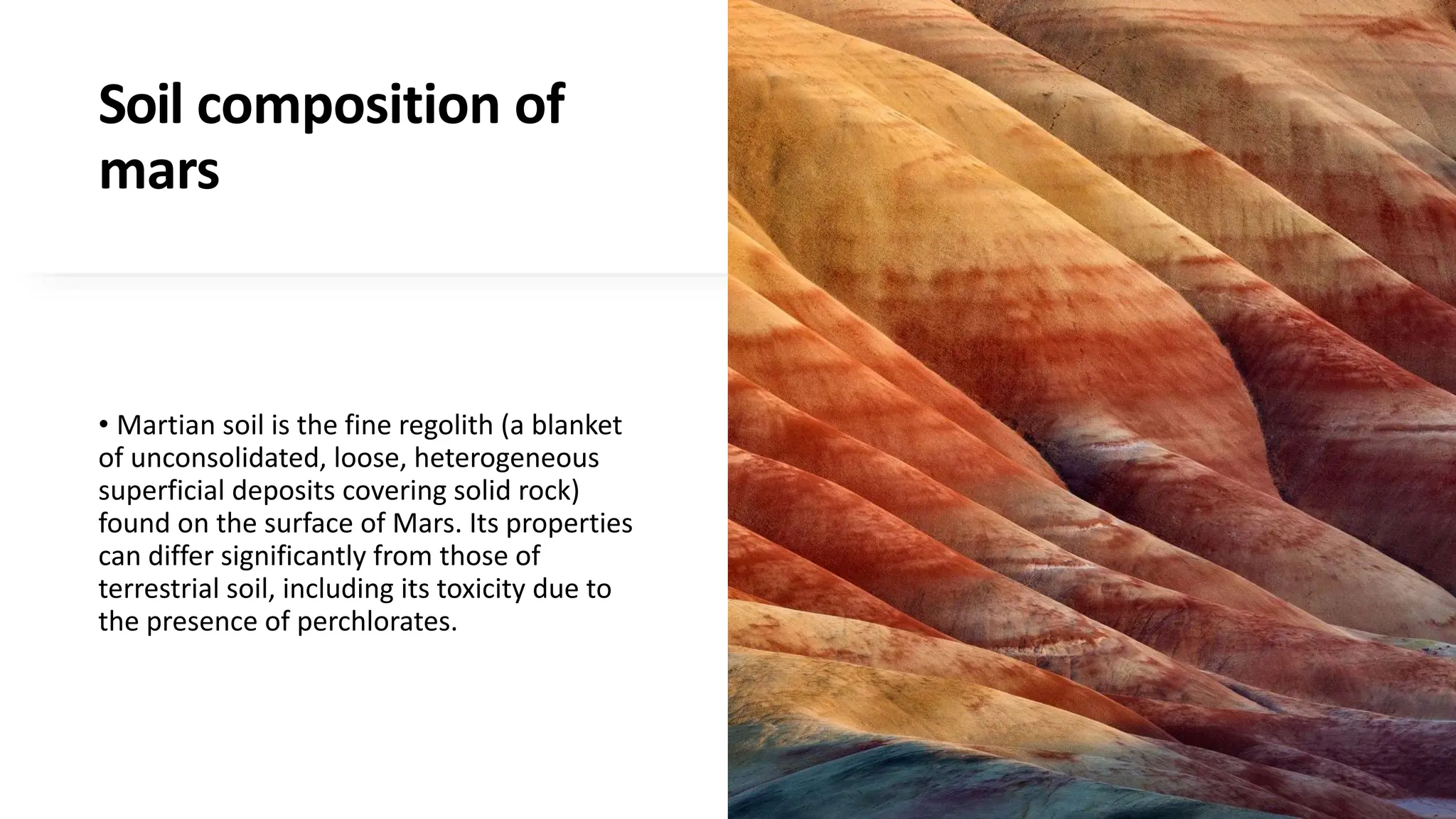 mars slide with wonderful pictures and information focused on mars | PPT