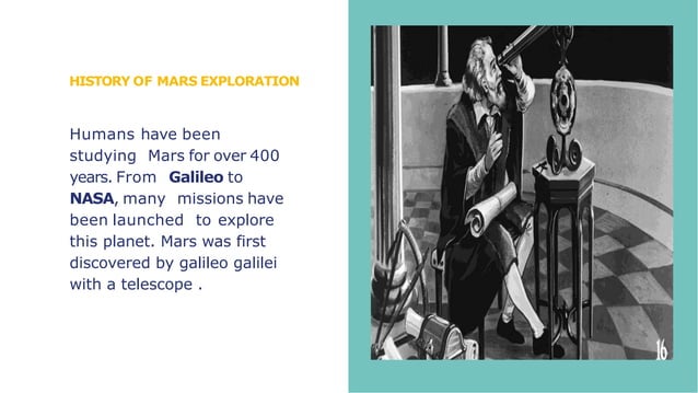 mars slide with wonderful pictures and information focused on mars | PPT