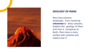 mars slide with wonderful pictures and information focused on mars | PPT