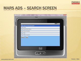 MARS Advance Diectory for Cisco CIUS | PDF | Internet | Computing