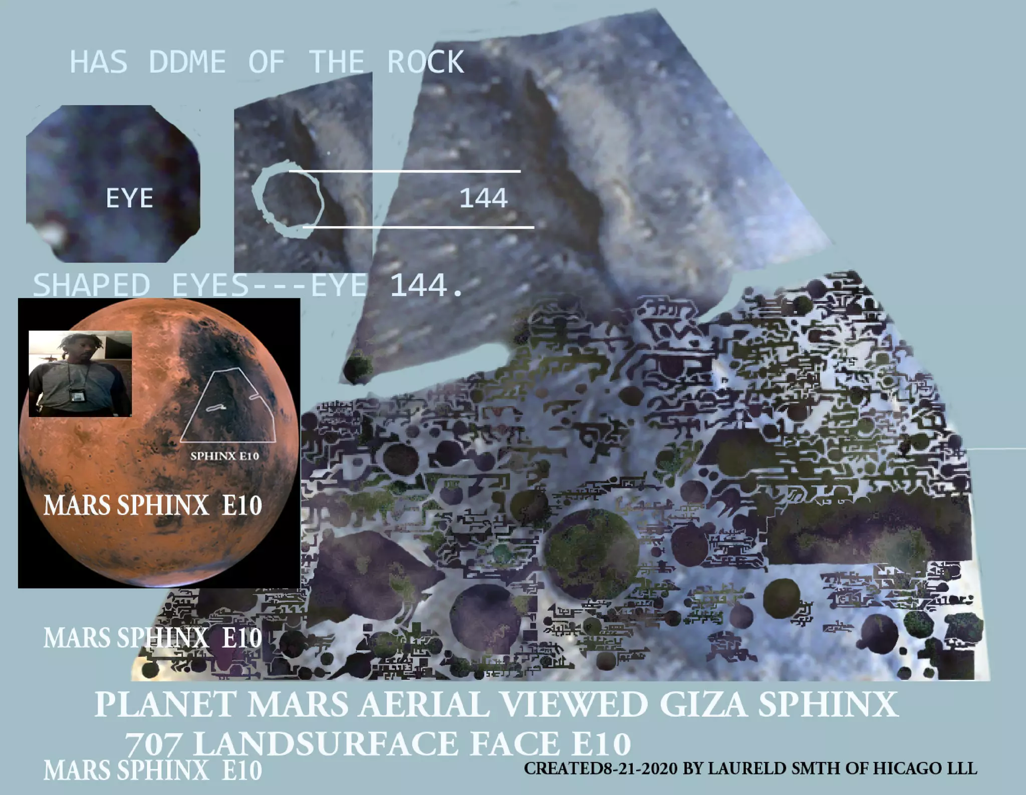 Mars aerial viewed giza spibx lion of judah loccation that has ddme of ...