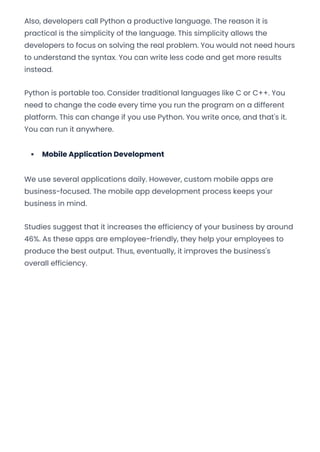 MarsDevs Predicts The Python Trends for 2023 | PDF