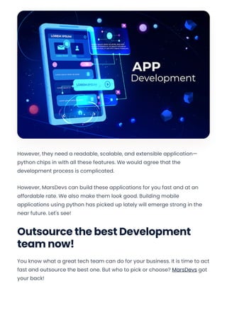 MarsDevs Predicts The Python Trends for 2023 | PDF | Web Development | Internet