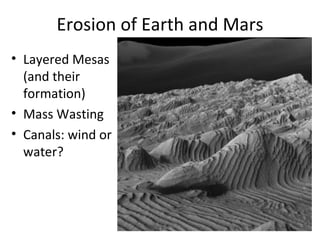 Mars Erosion | PPT