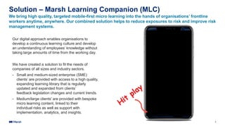 Marsh - InsurTech Innovation Award 2022 | PPTX