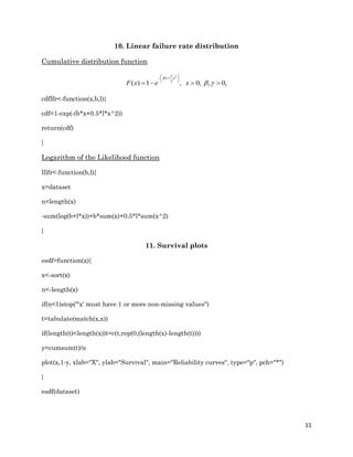 Marshall – Olkin distributions in R | PDF