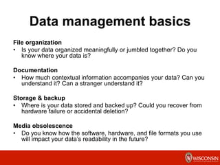 Practical Best Practices for Data Management | PPT