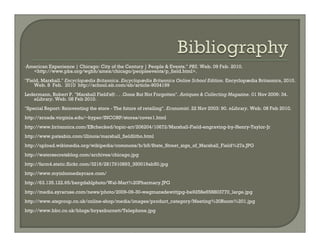 Marshall Field | PPT