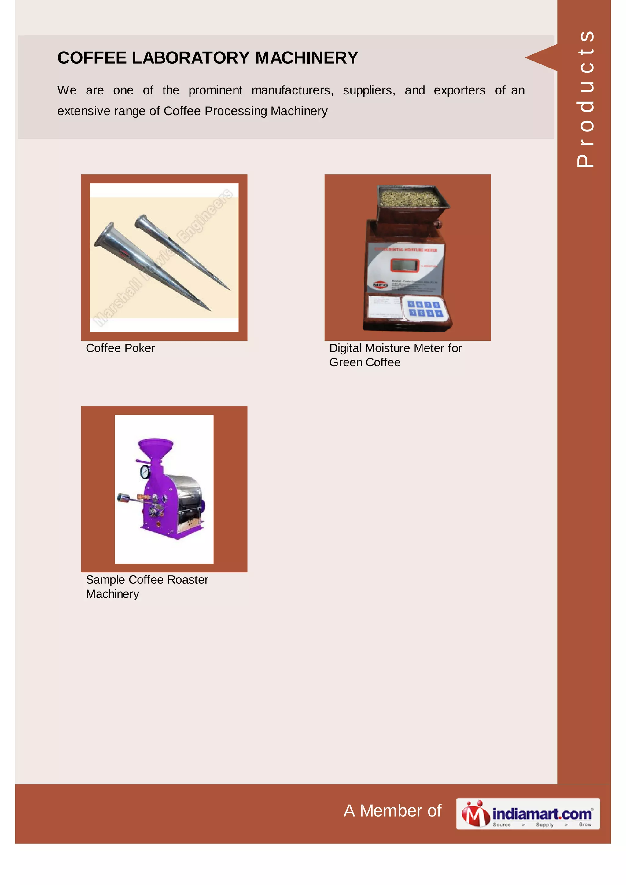 Marshall Fowler Engineers India Private Limited, Coimbatore, Coffee ...