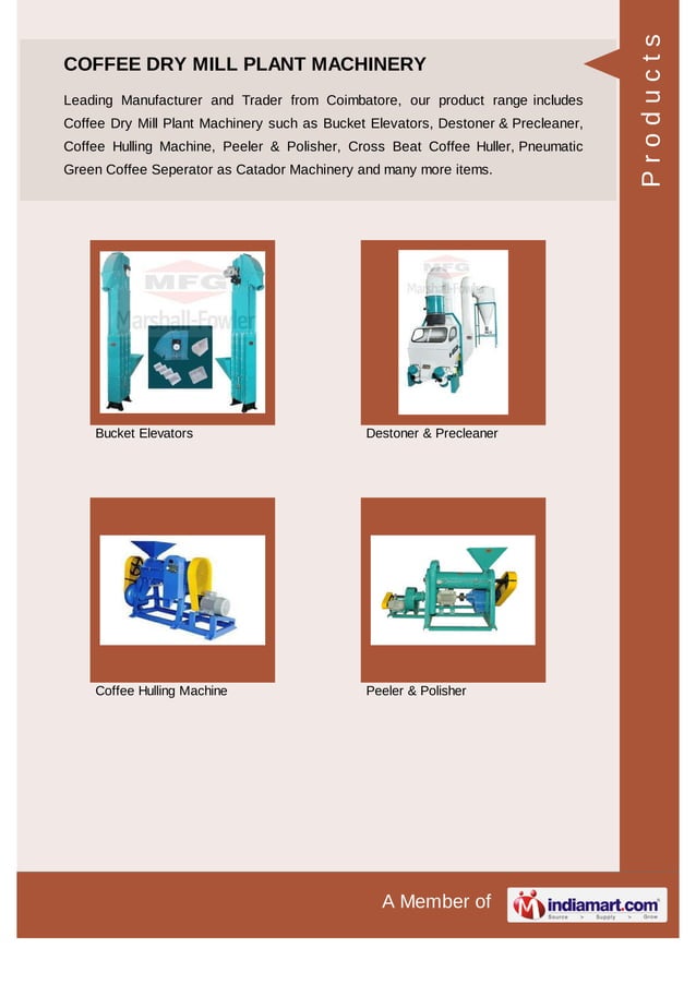 Marshall Fowler Engineers India Private Limited, Coimbatore, Coffee ...
