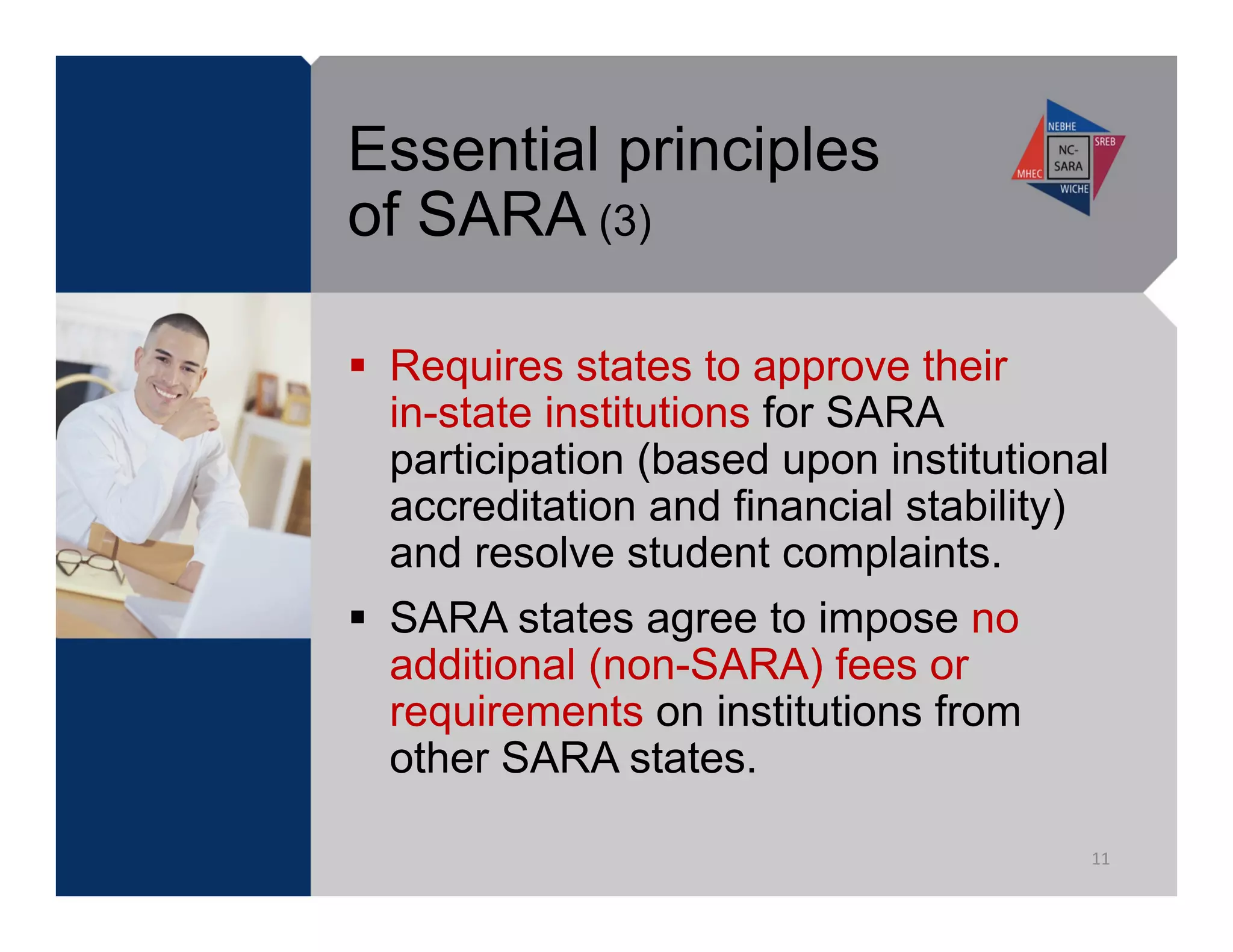 Marshall Hill - SARA — the State Authorization Reciprocity Agreement ...