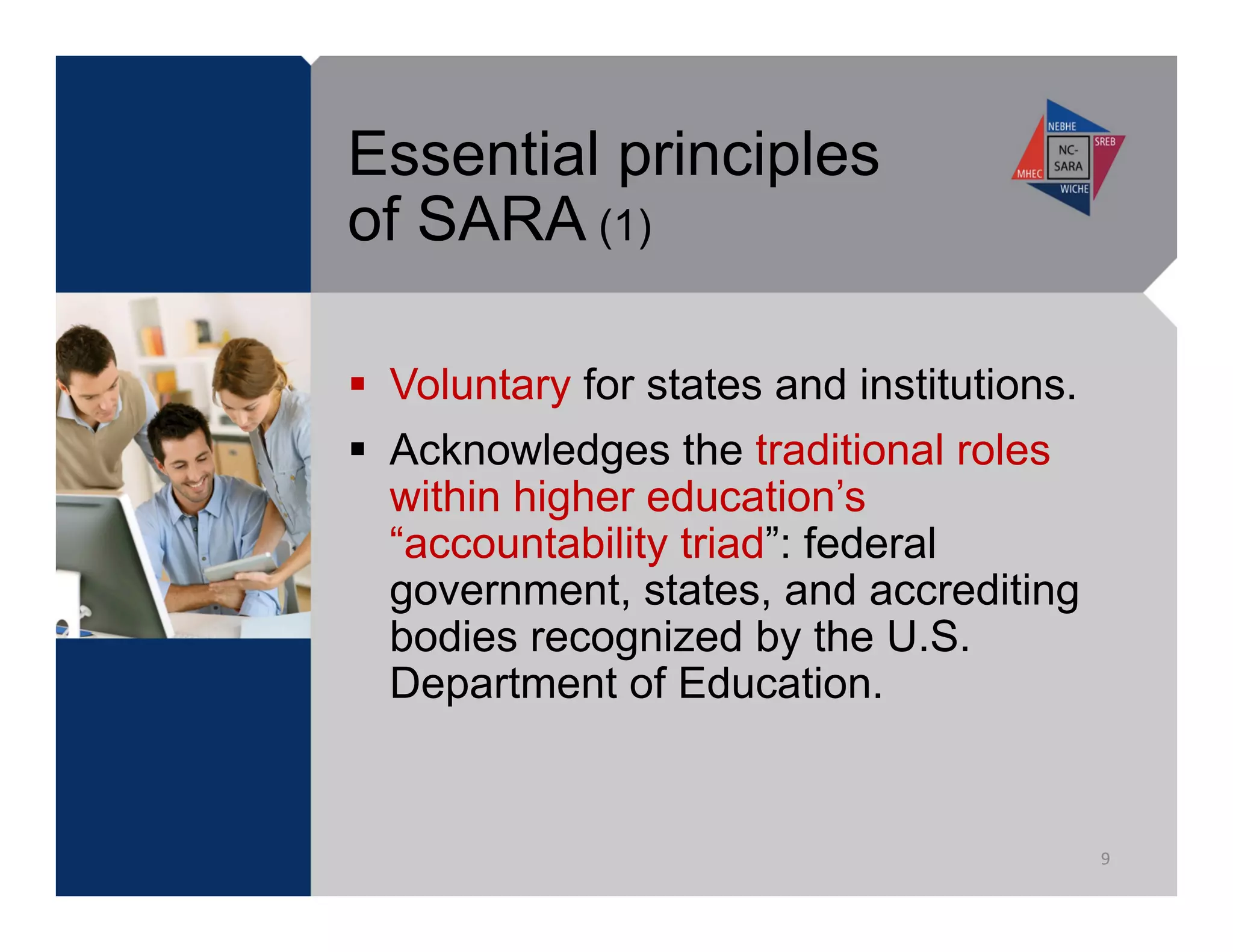 Marshall Hill - SARA — the State Authorization Reciprocity Agreement ...