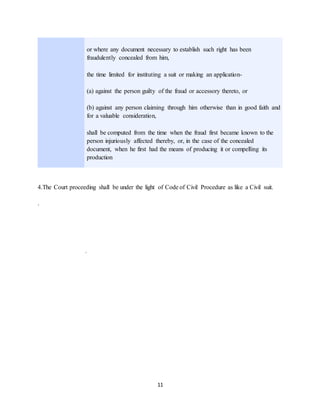 Mock test:Marshalling of fact and client conference demo | PDF