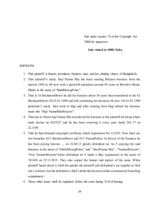 Mock test:Marshalling of fact and client conference demo | PDF