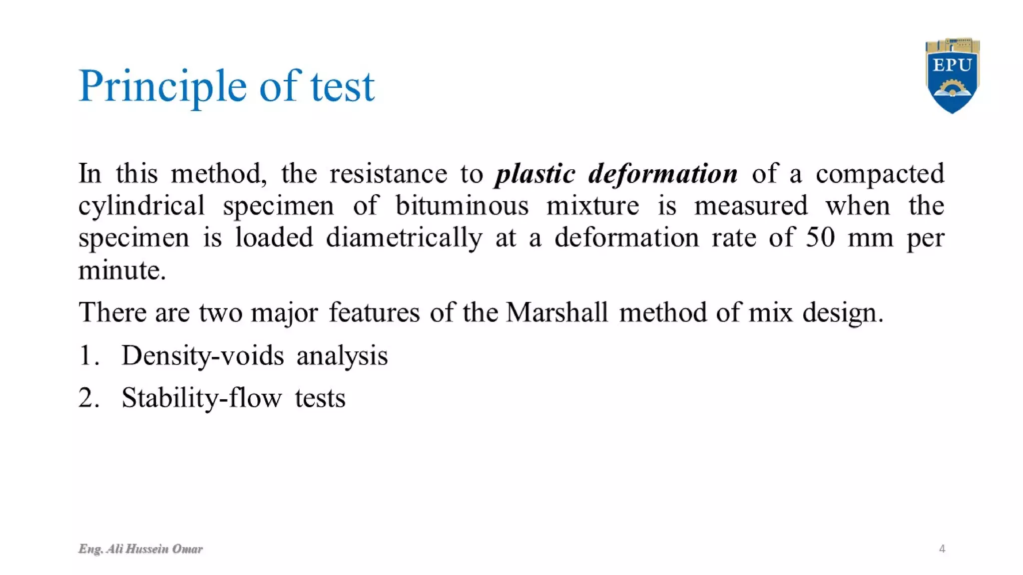 Marshall method of mix design | PDF
