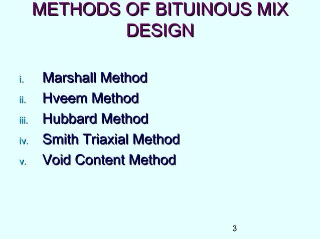 Marshall mix design method | PPT