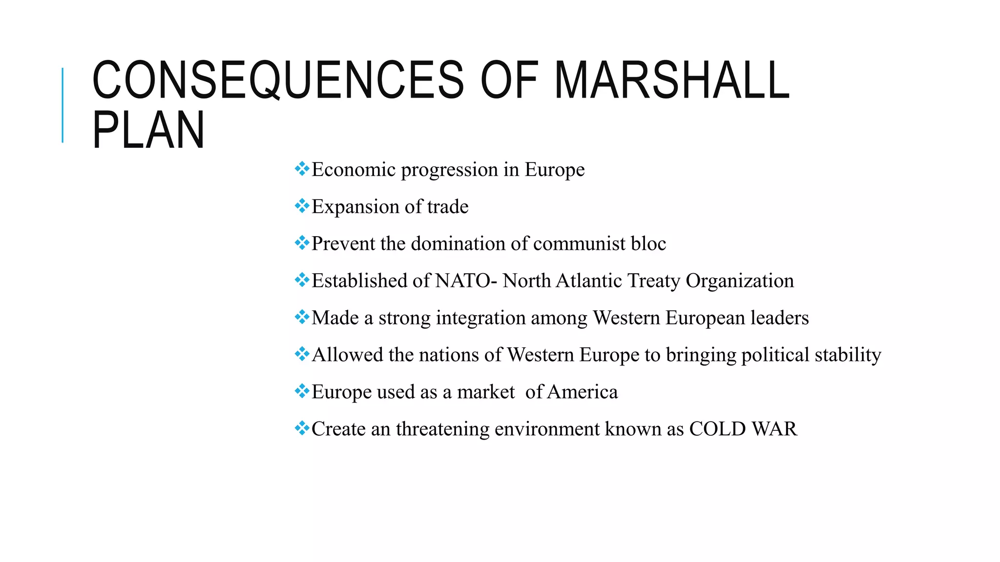 Marshall plan | PPTX