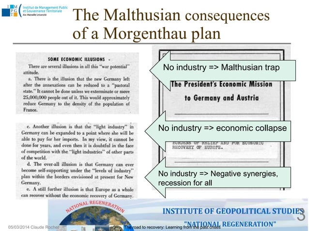 Lessons from the Marshall Plan | PPT
