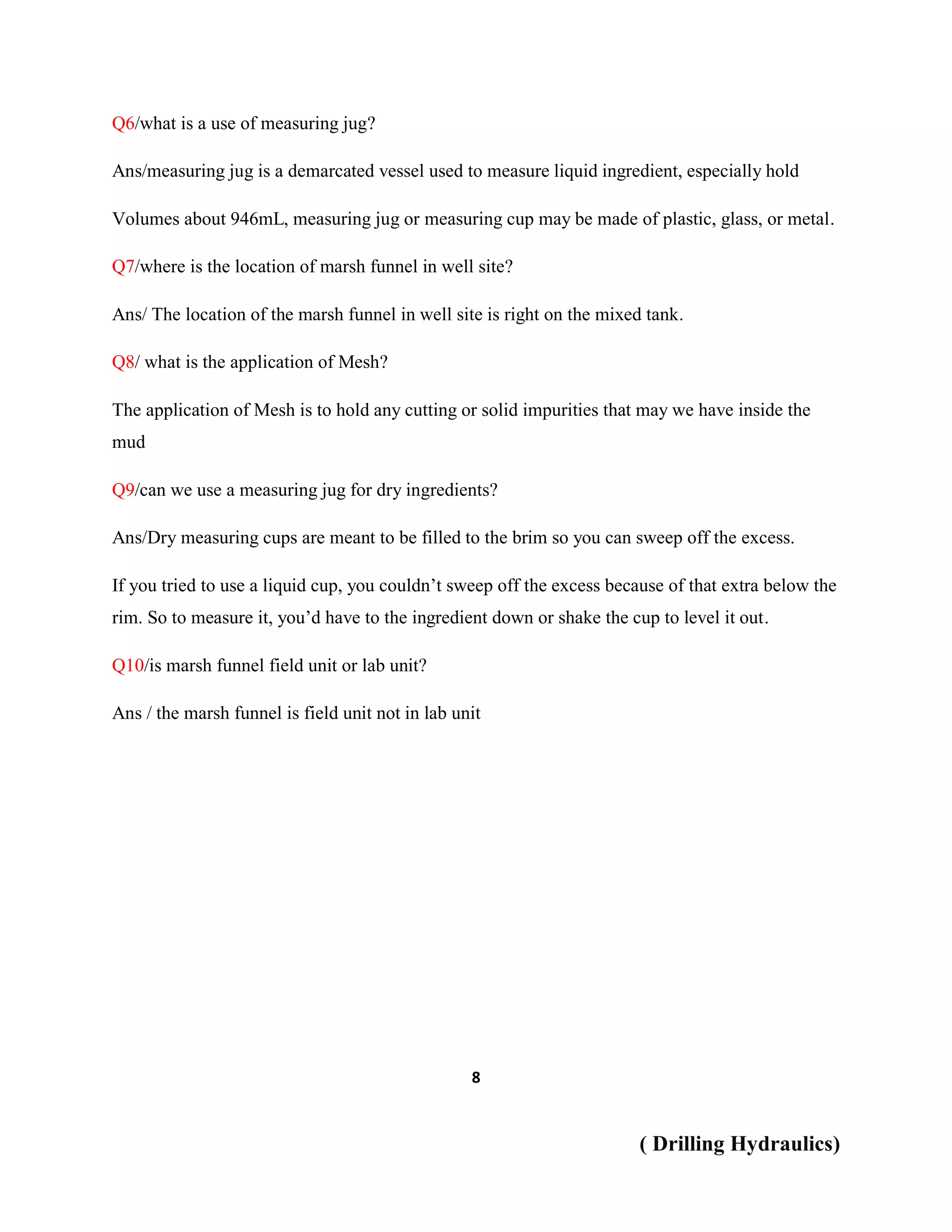 Marsh funnel viscosity2 | PDF