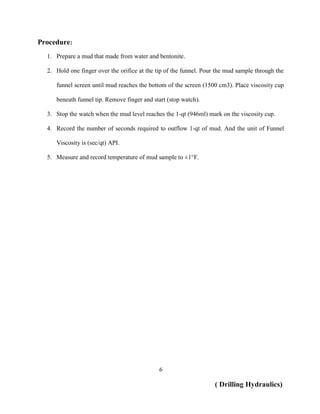 Marsh funnel viscosity2 | PDF