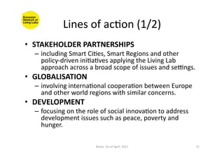 Plans for the Living Lab PPP Jesse Marsh Rome | PDF