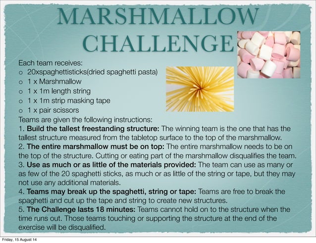Marshmallow Challenge