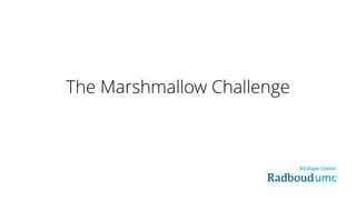 The Marshmallow challenge | PDF