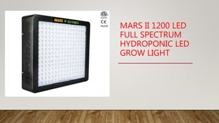 Mars Hydro - LED Grow Lights and Grow Tents | PPTX