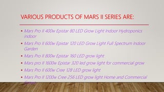 Mars Hydro - LED Grow Lights and Grow Tents | PPTX