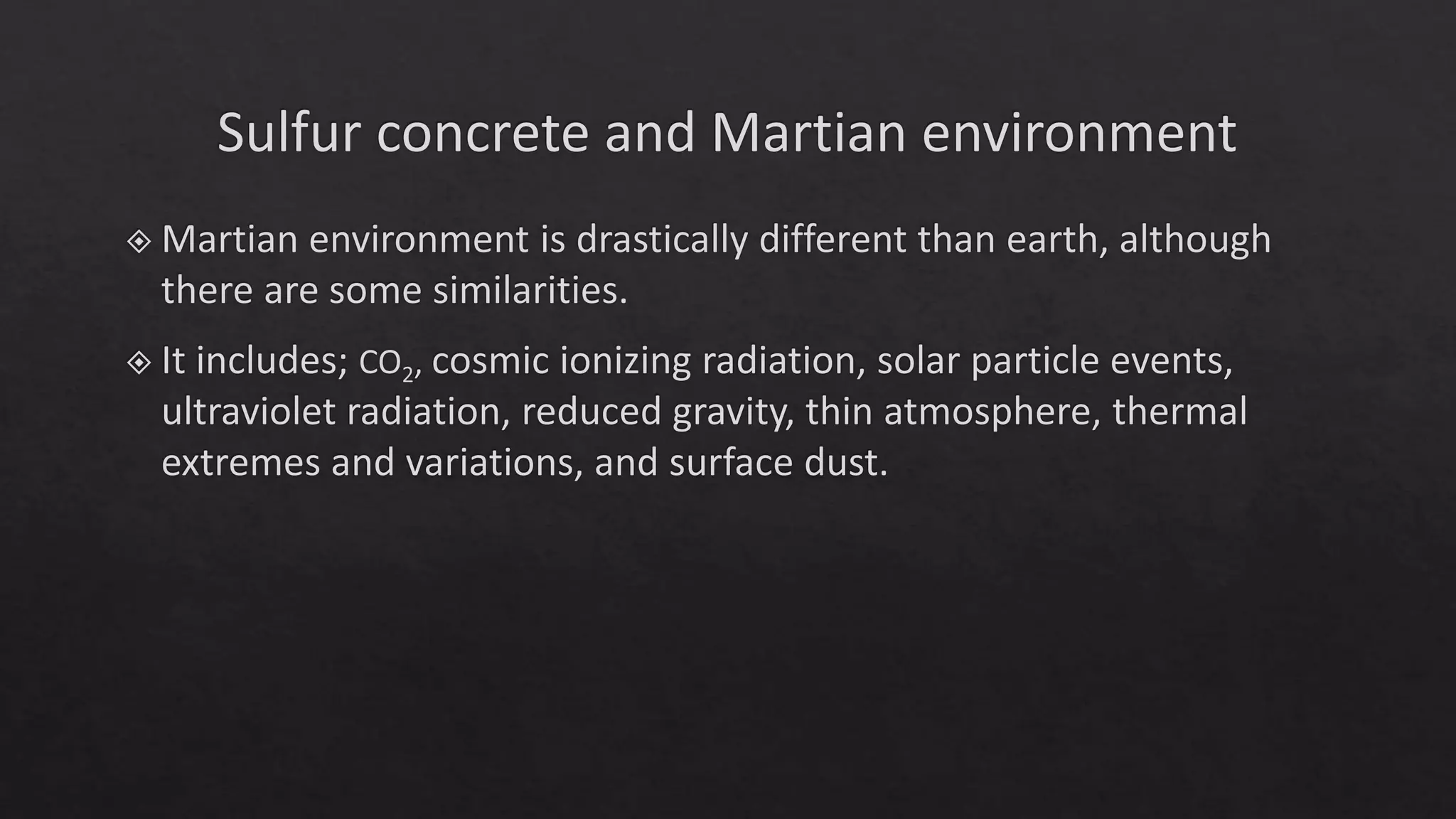 Mars In-Situ Resource Utilization and Sulfur Concrete.pptx
