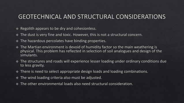 Mars In-Situ Resource Utilization and Sulfur Concrete.pptx