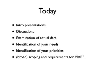 Mars intro | KEY | Genetics | Science
