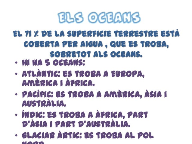 Mars i oceans ppt | PPSX