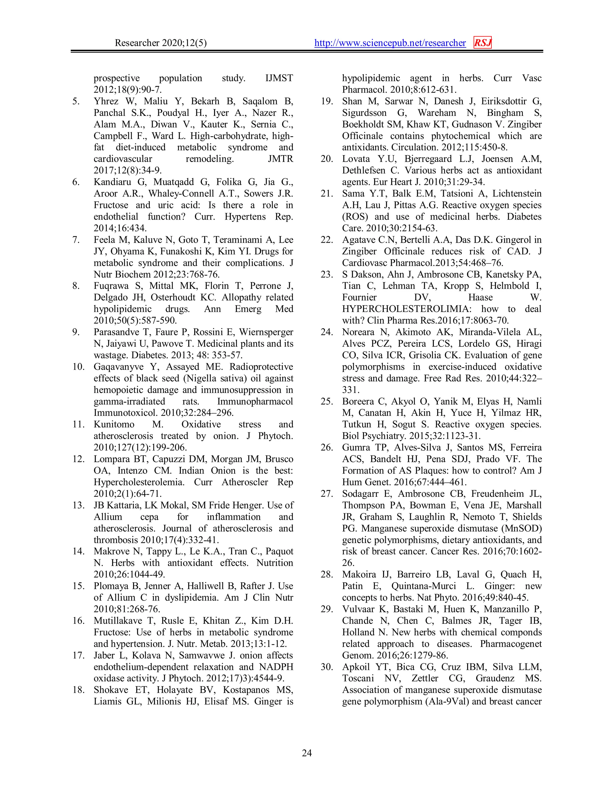 Healthy Effects Of Quercetin | PDF
